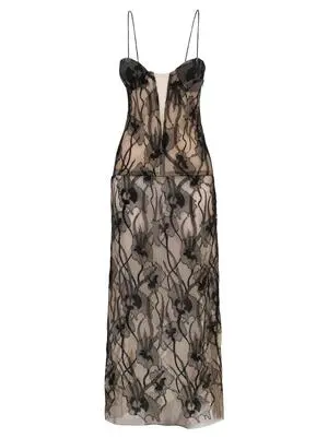 Alice + Olivia Carissa Lace Bustier Dress In Black - 40% Off | Editorialist