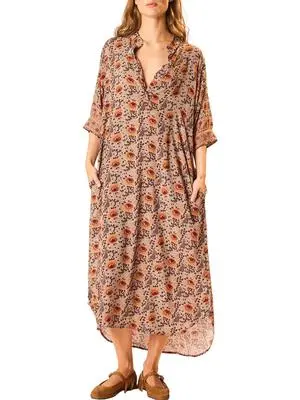Natalie Martin Lulu Floral Midi Dress - Multicolor