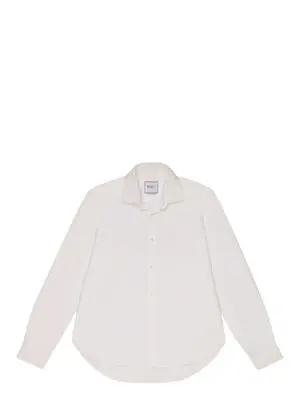WITH NOTHING UNDERNEATH Classic Oxford Shirt - White