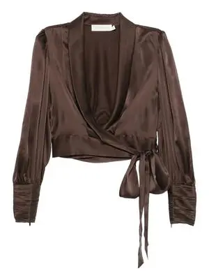 ZIMMERMANN Silk Wrap Top