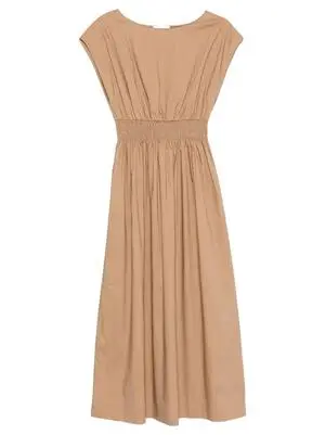 ROBERTO COLLINA Elasticated Waist Cotton Midi Dress