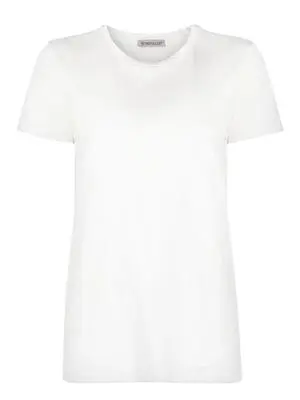 MONCLER MONCLER Logo Patch Cotton Jersey T-Shirt