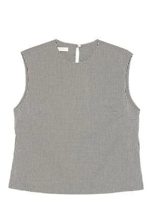 INCOTEX Edith Gingham-Pattern Top