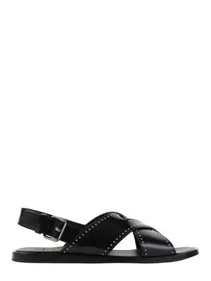 Church's Stud-embellished Crossover Sandals - Black