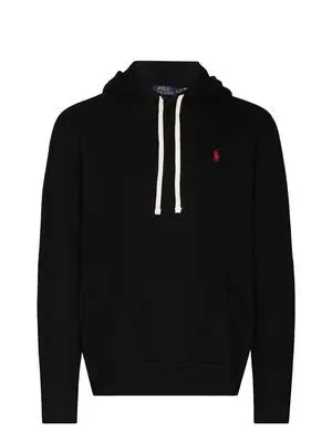 Polo Ralph Lauren Cotton-blend Fleece Hoodie - Black