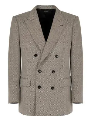 TOM FORD Double-breasted Wool Blazer - Multi