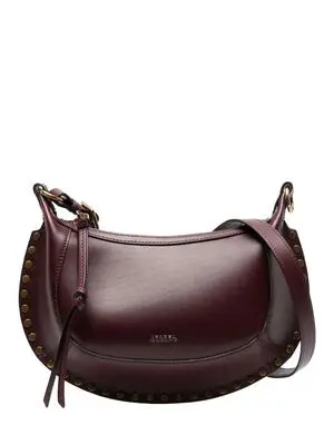 Isabel Marant Étoile Oskan Moon Studded Shoulder Bag - Red