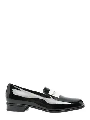 Givenchy Tux Loafers In Patent Leather - Black