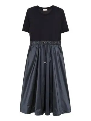 Herno Paneled Midi Dress - Blue