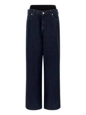 Valentino Garavani Wide Leg Jeans - Blue