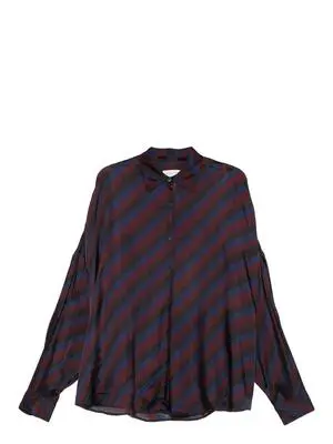 Dries Van Noten Casia Striped Shirt Blue
