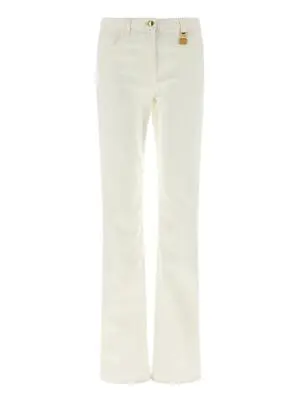 MSGM Straight Jeans - White