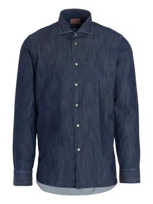 BORRIELLO NAPOLI Denim Shirt - Blue