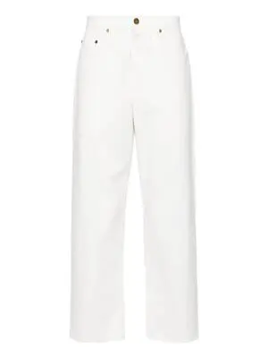 GOLDEN GOOSE Loose Fit Denim Jeans - White