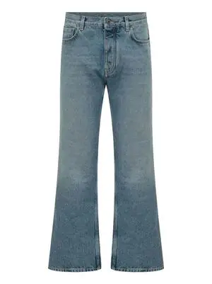 Off-White Half Arrow Flared Jeans - Blue