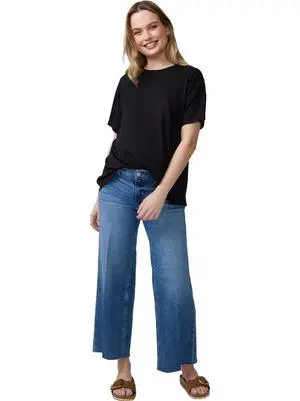 INGRID & ISABEL Relaxed Short Sleeve Tee - Black