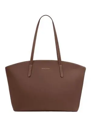 KATIE LOXTON Harlyn Work Tote Bag - Chocolate