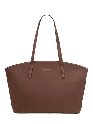 KATIE LOXTON Harlyn Work Tote Bag - Chocolate
