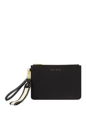 KATIE LOXTON Hallie Wristlet Pouch Black