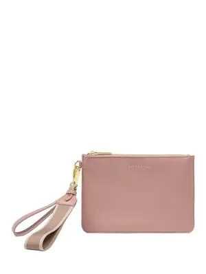 KATIE LOXTON Hallie Wristlet Pouch - Pink Heather