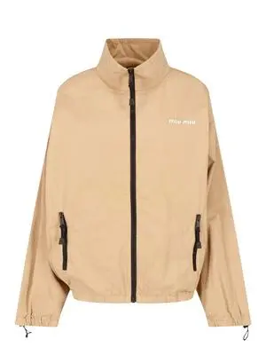 Bottega Veneta Cotton Gabardine Jacket - Beige