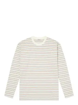 Auralee Striped Cotton-jersey T-shirt - Multi
