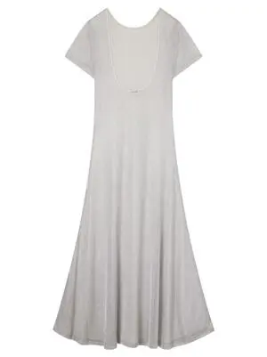 Staud Metallic Knitted Cover-up - Silver