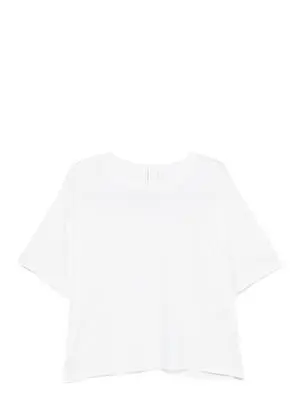 Norma Kamali Short Sleeve Top - White