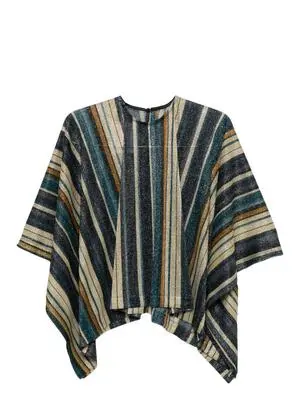 SIYU Striped Relaxed Blouse - Multicolour