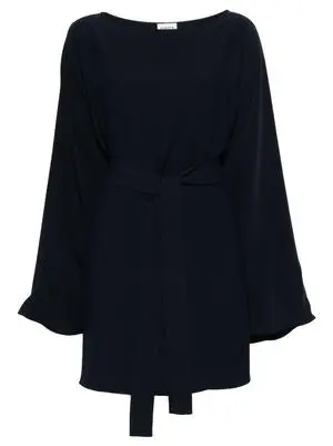 PAROSH Short Dress - Blue