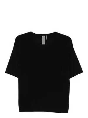 Norma Kamali Short Sleeve T-shirt - Black
