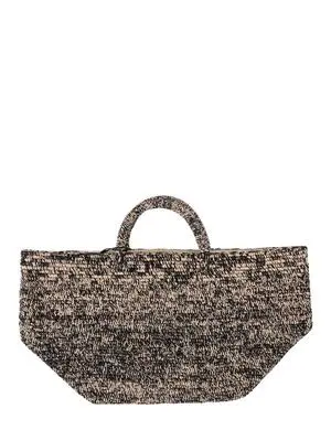 IBELIV Raffia Tote Bag - Red