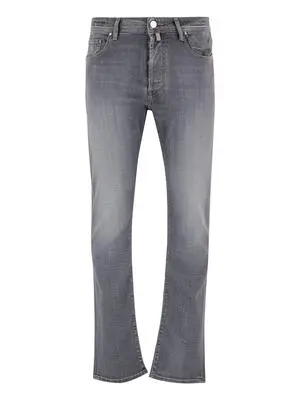 Jacob Cohen Stretch Cotton Denim Jeans - Grey