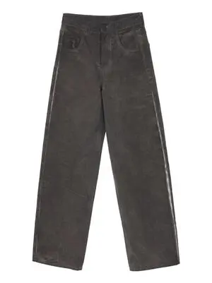 UMA WANG Phyllis Denim Cotton Jeans - Grey