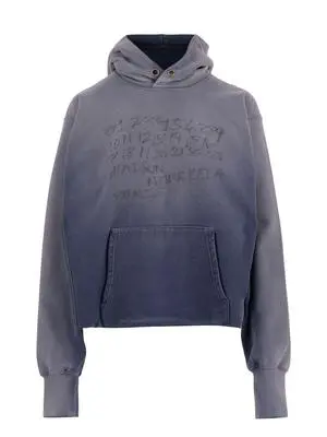 MAISON MARGIELA Cotton Logo Sweatshirt - Red