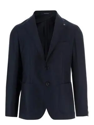 TAGLIATORE Single-Breasted Cashmere Jacket