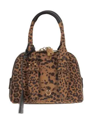Pinko Mini Escape Suede Handbag - Red