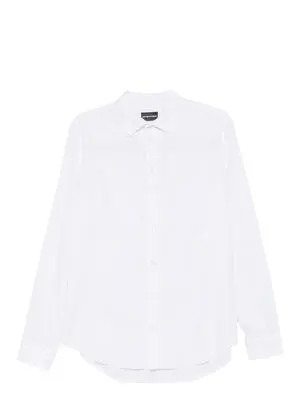 Emporio Armani Linen Blend Shirt - White