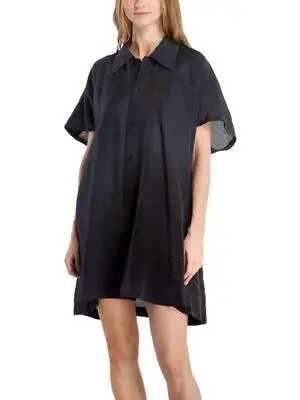 Y3 Short-sleeve Utility Overshirt - Black