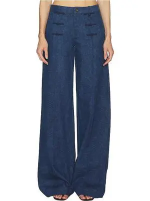 SAU LEE Mason Denim Jeans - Dark Denim