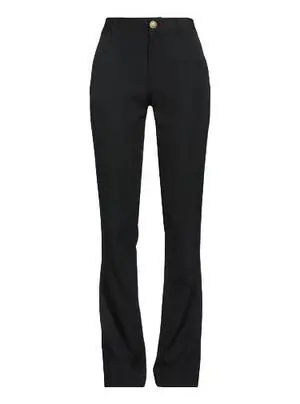 Balmain Virgin Wool Flared Pants - Black