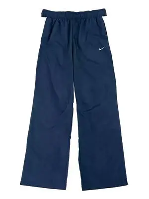 Nike Mid-rise Open-hem Trousers - Blue