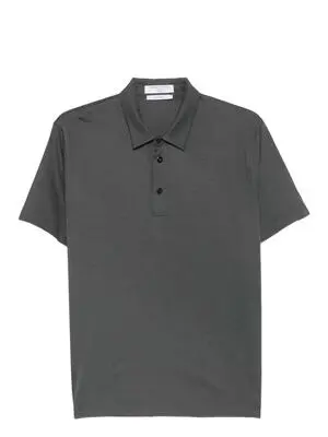 DANIELE FIESOLI Mercerized Polo Shirt - Grey