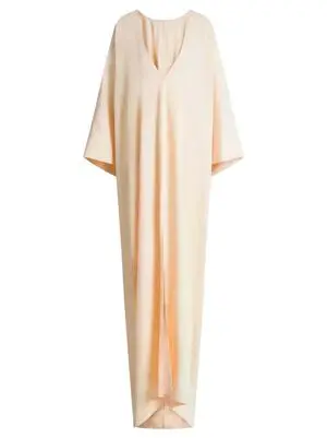 Alberta Ferretti V-neck Maxi Dress - Pink