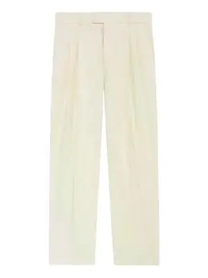 Drole De Monsieur Pleated-waistband Golf Trousers - Neutrals