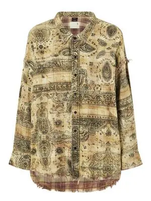 R13 Printed Cotton Shirt - Multi