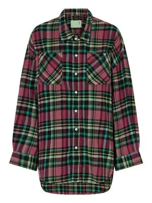 R13 Plaid Cotton-flannel Shirt - Multi