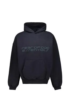 Fear Of God Vintage Heavy Fleece 90s Hooded Sweatshirt Black