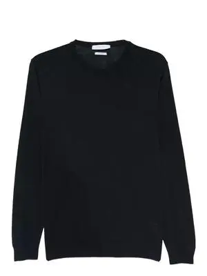 DANIELE FIESOLI Cotton Long Sleeve Sweater - Blue