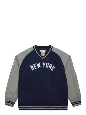Mitchell & Ness New York Yankees Cooperstown Collection Pullover - Blue
